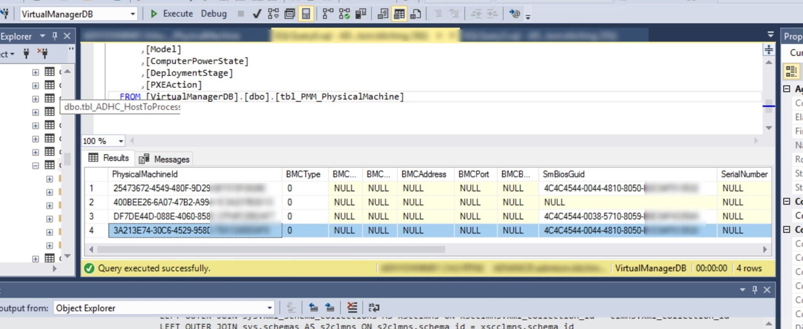 Error 21201 SMBIOS GUID after installing SCVMM 2016 Update Release 6 ...